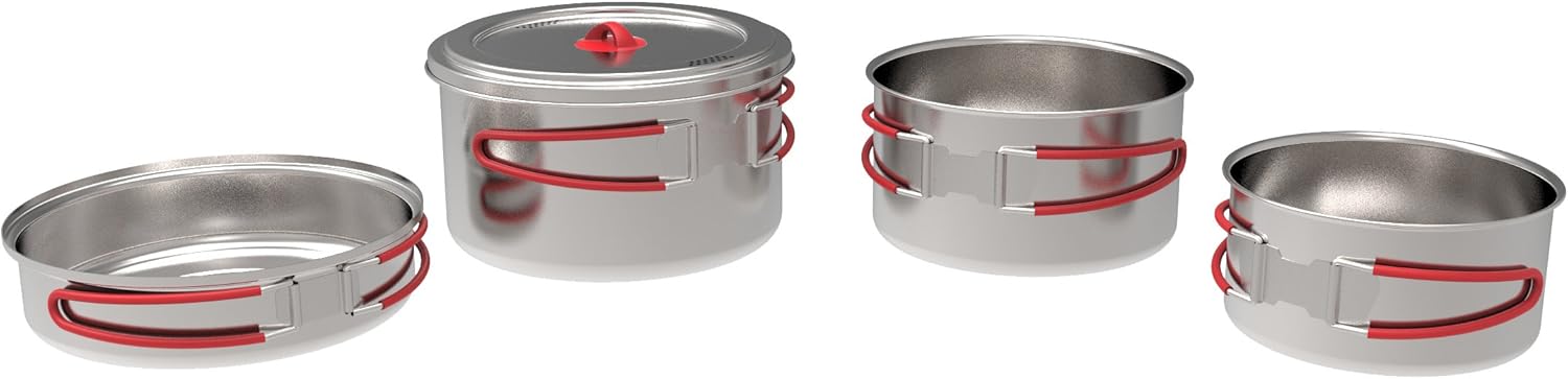 Kit de Panelas Coghlan's Stainless Steel Cook Set - Senda...